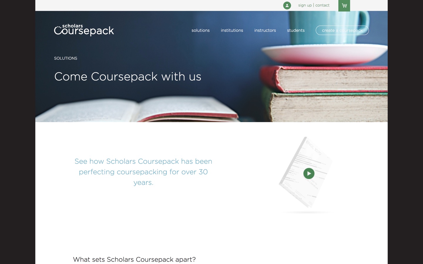 Scholars Coursepack